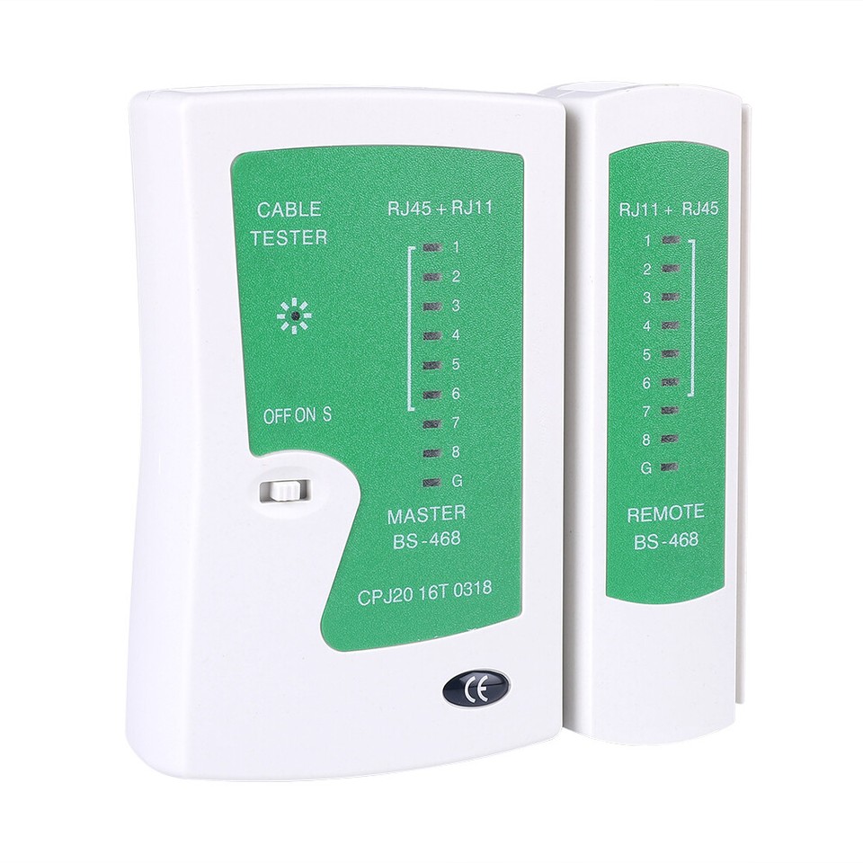 Professional Network Cable Tester RJ45 RJ11 LAN UTP Ethernet Line ...