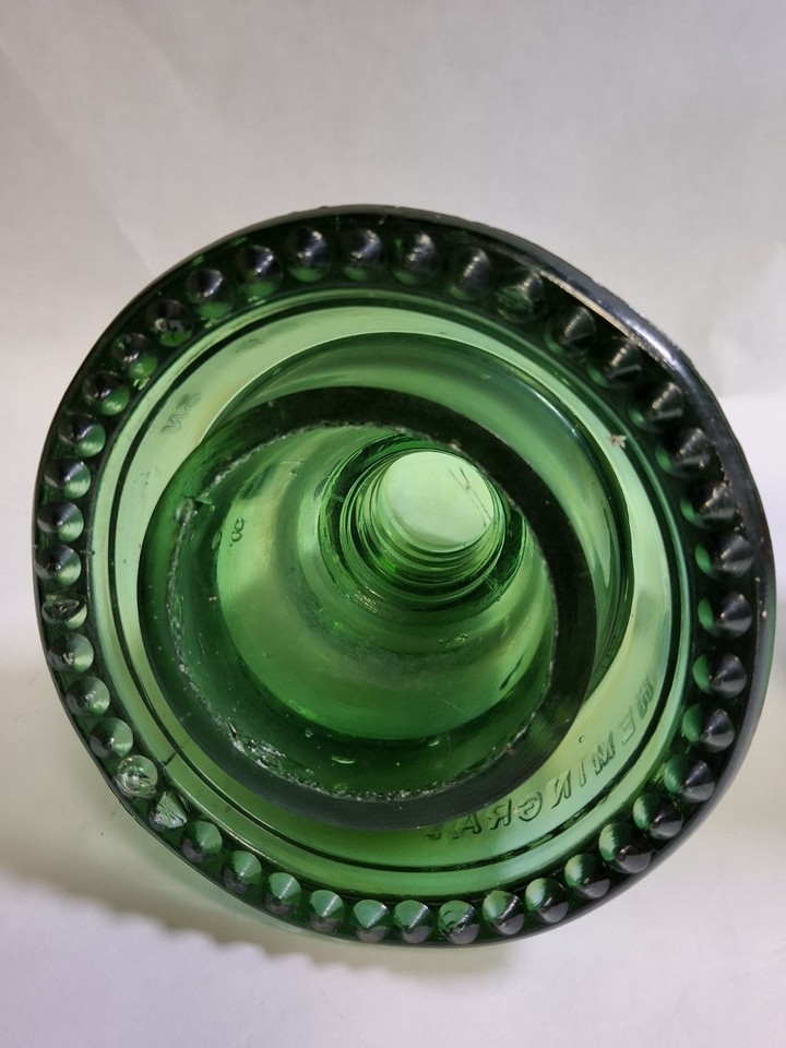 Hemingray No.40 Green Glass Insulator 7up Green Heavy Bubbles | eBay