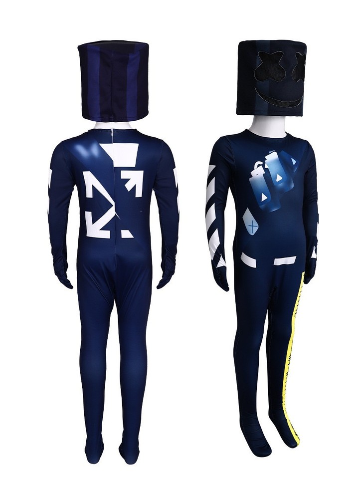 Fortnite Cosplay Kids Video Game Costume Fancy Dress Jumpsuit Halloween ...