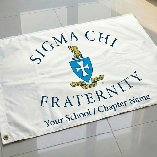 Custom Sigma Chi Fraternity Flag | Personalized School / Chapter Banner ...