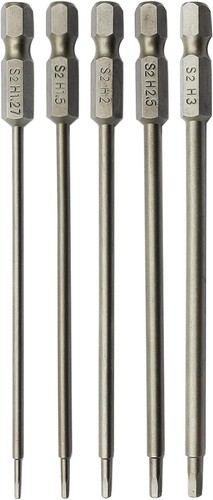 5PCS RC Hex Bit 1.27mm 1.5mm 2.0mm 2.5mm 3.0mm Head Allen Wrench ...