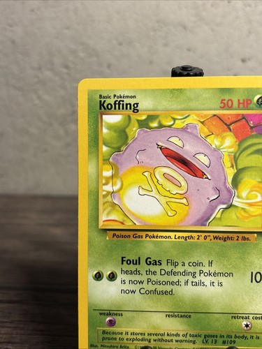 Pokémon TCG Koffing Base Set 51/102 Regular Unlimited Common-Fast ...