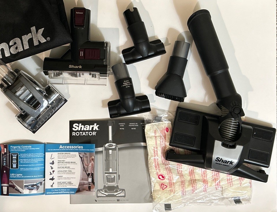 Shark Rotator Replacement Parts lot Hard Floor/Dusting Brush/Upholstery ...