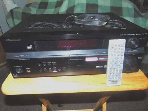 PIONEER AUDIO/VIDEO MULTI-CHANNEL RECIEVER WITH REMOTE VSX-516-K BUNDLE ...