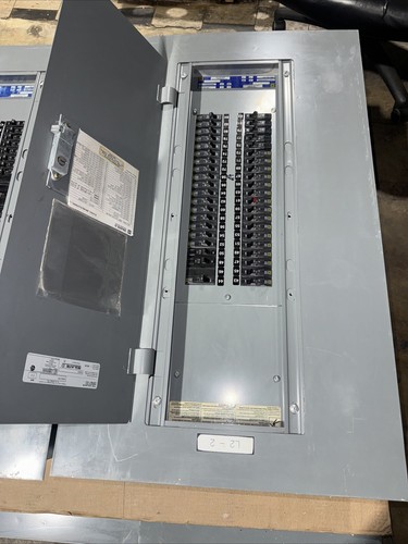 SQUARE D 200 AMP MAIN LUG NQ PANEL 42 CIRCUIT 208Y/120 VAC 3P 4W FLUSH ...