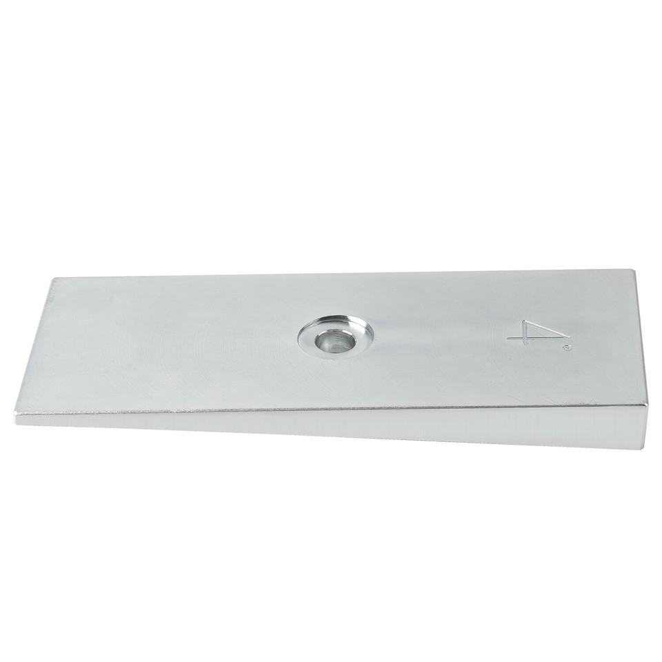 Steel Pinion Angle Shims 2" Wide 4°Degree Sliver - Set of 2 | eBay