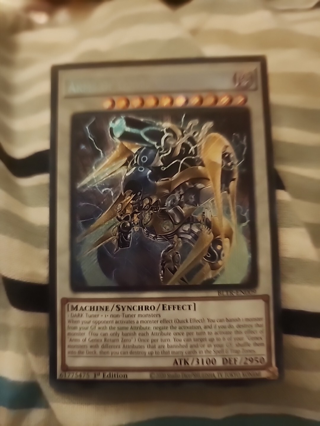 Yugioh Arms of Genex Return Zero BLTR-EN009 Secret Rare Nm/M In Hand | eBay