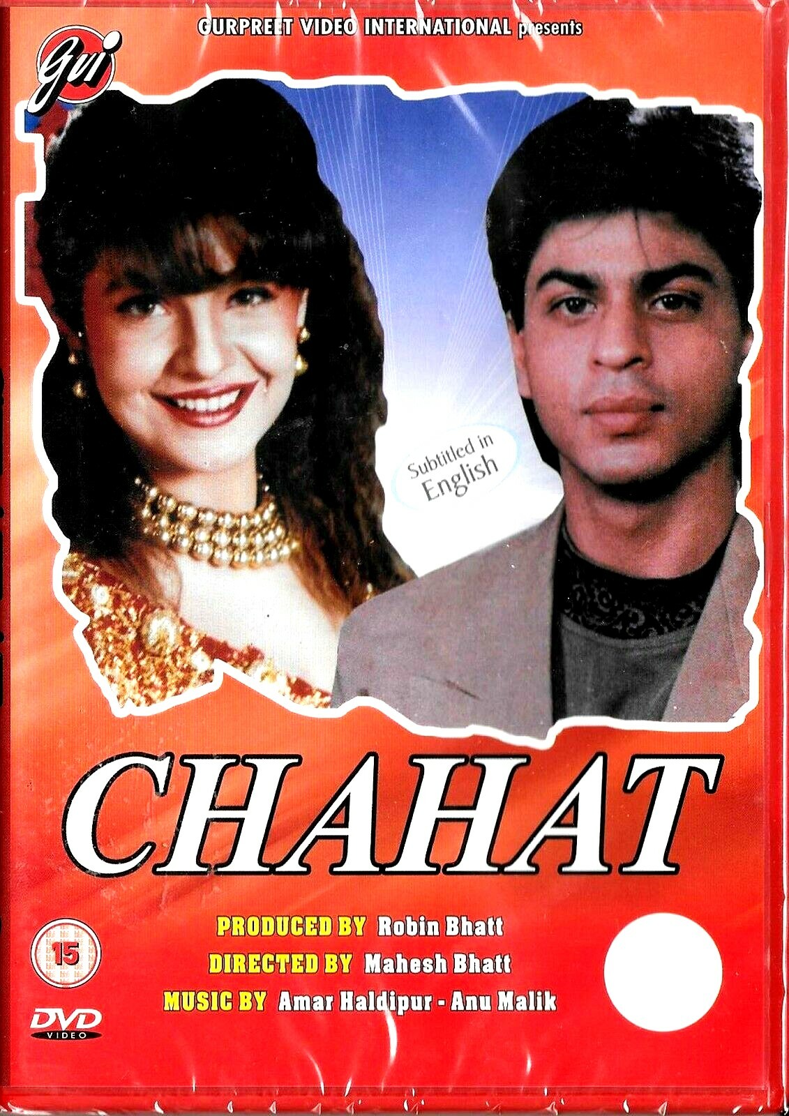 CHAHAT - SHAHRUKH KHAN - POOJA BHATT - NEW BOLLYWOOD DVD - ENGLISH ...