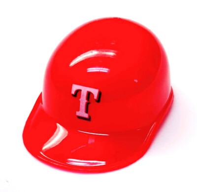 TEXAS RANGERS MLB RARE 1999 NEW MINIATURE BATTING HELMET 2" LONG ...