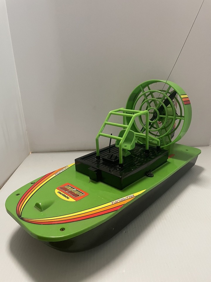 1987 JRL RC Turbo Fan Swamp Hawk Air Boat 1/10th Scale Hovercraft W ...