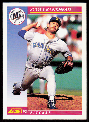 1992 Score 594 Scott Bankhead Seattle Mariners | eBay