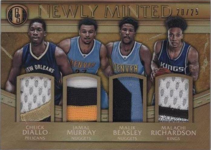 2016-17 Panini Gold Standard - Newly Minted Memorabilia Quads Jamal ...