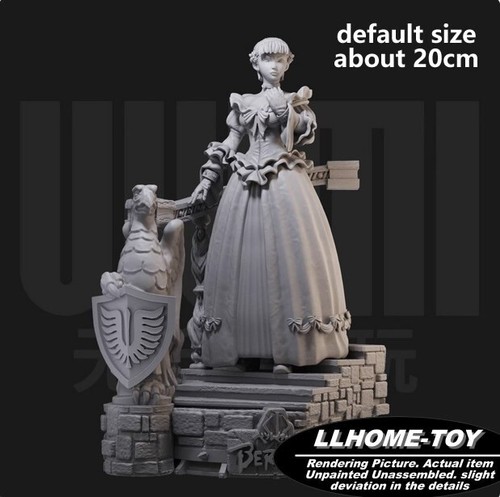 Anime Casca full dress Standing Resin 3D Print GK Figure DIY Model ...