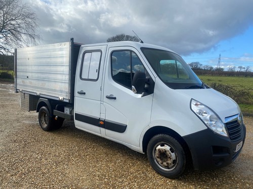 VAUXHALL MOVANO CREW CAB ARBORIST TIPPER £ 8995 PLUS VAT FERNDOWN 01202 ...