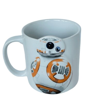 Star Wars Coffee Mug Cup BB8 Droid Force Awakens Last Jedi Rise ...