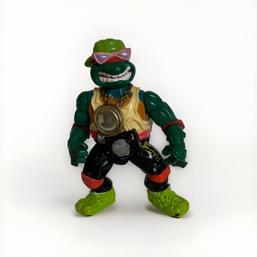 1991 Playmates TMNT Rappin Mike Vintage Ninja Turtles Figurine Rapping ...