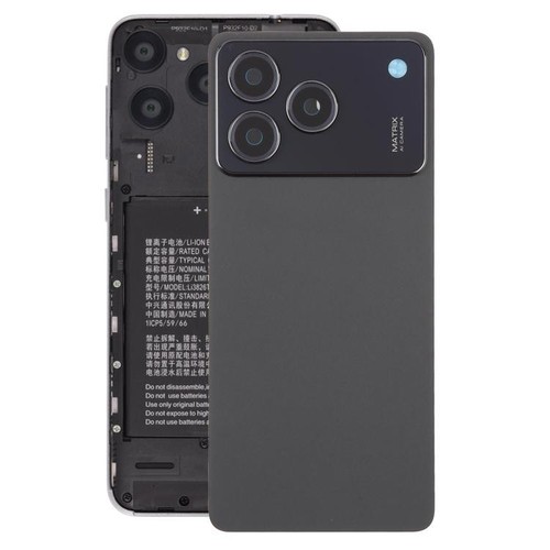 For ZTE Blade A76 4G Plastic Back Cover with Camera Lens Cover battery ...