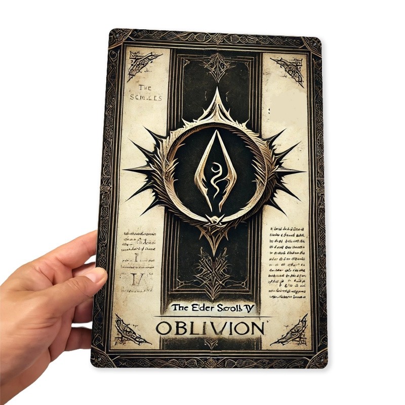 Room Decor The Elder Scrolls IV Oblivion Poster/ Tin Metal Signs 8x12 ...