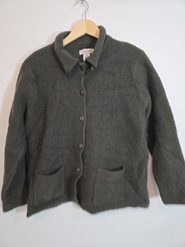 Cherokee Wool Green Button Front Coat Jacket Size XL (runs smaller) | eBay