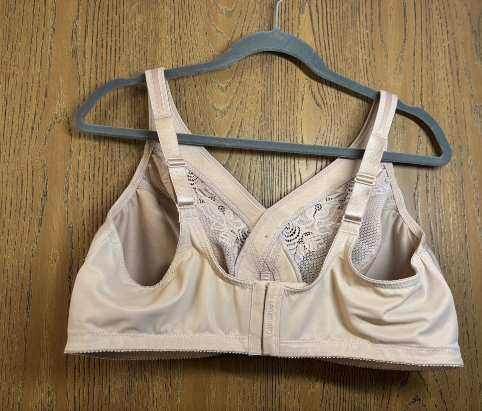 Glamorise 1003 MagicLift Wire-Free Minimizer Support Bra Beige, 42F | eBay
