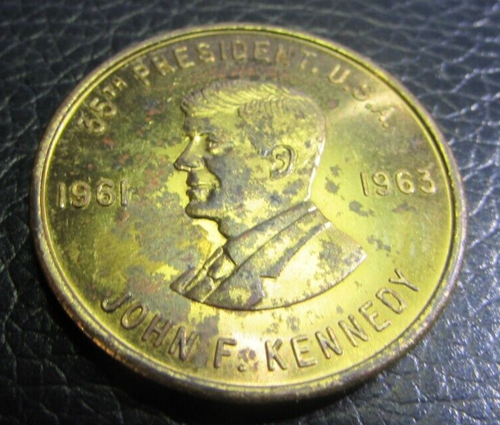 JOHN F. KENNEDY 35TH PRESIDENT (1961-1963) BRASS TOKEN | eBay