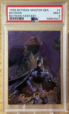 1996 Batman Master Series BATMAN #2 Fantasy Spectra-Etch PSA 9 Mint - 0 ...