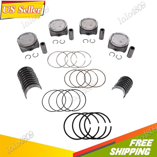 Engine Piston Set for Hyundai Kia 2014-2019 Forte 2.0L Replace 23040 ...