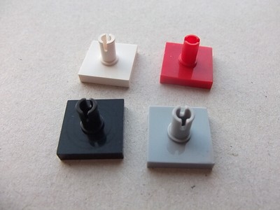 Lego 2460-Tile 2x2 with vertical pin (x1) | eBay UK