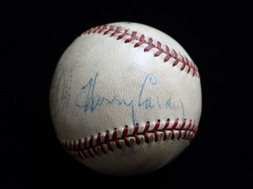1947-48 HARRY CARAY Signed NL Ford Frick Baseball - St. Louis Cardinals ...