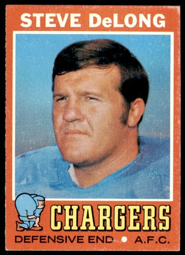 1971 TOPPS. STEVE DELONG SAN DIEGO CHARGERS #92 | eBay