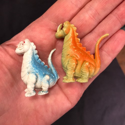 VINTAGE D&D CHINASAUR PATCHISAUR FIGURE LOT rust armadillo lizard ...
