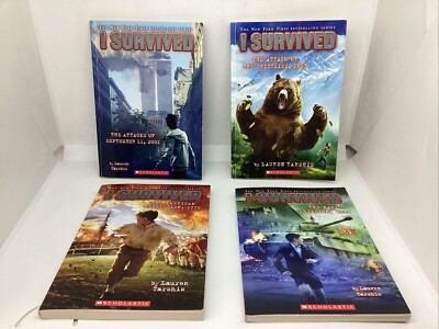 Lot of 4 I SURVIVED ... Books by Lauren Tarshis - Historical Fiction | eBay