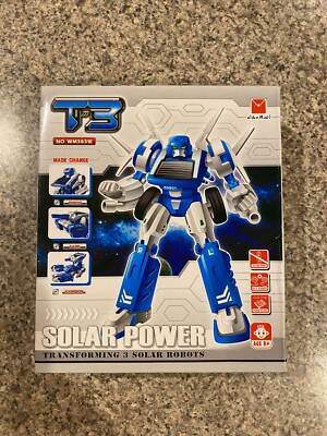Solar Power T3 Transforming 3 Solar Robots Educational 8+ | eBay