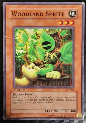 Yu-Gi-Oh - Trading Card - Effect Monster - Woodland Sprite - 1st ...