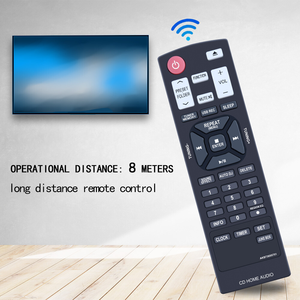 New AKB73655751 Remote Control For LG Mini Hi-Fi System CM8340 CM8440 ...