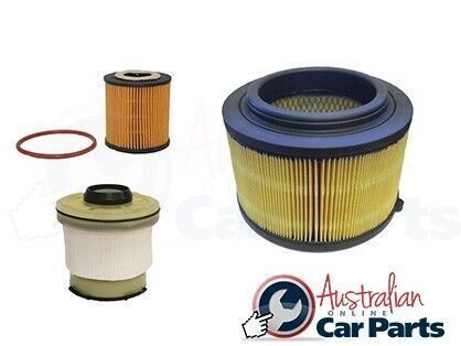 OIL AIR FUEL FILTER KIT ACDelco for FORD RANGER DIESEL SERVICE PJ PK ...
