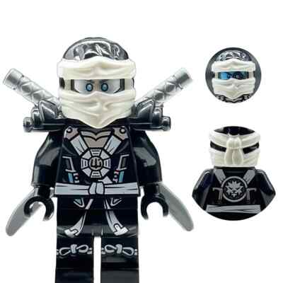 MOC Lego Minifig Figurine: Ninjago Zane Deepstone Armour Fast Shipping ...