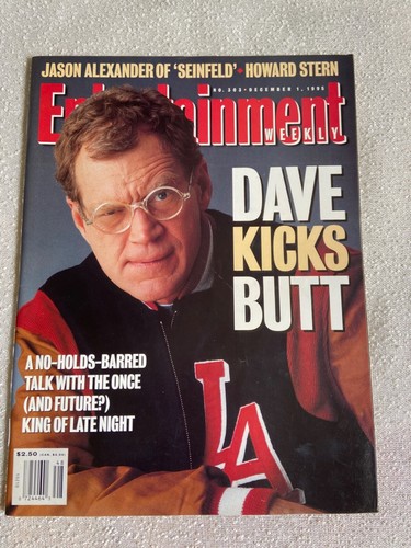 Entertainment Weekly Magazine David Letterman December 1, 1995 Howard ...