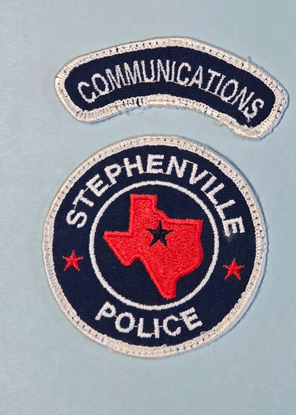 Vintage Stephenville Texas Police Department Communications, patch and ...