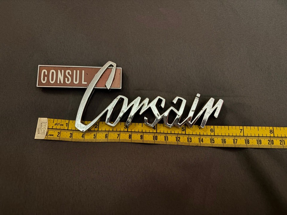 Ford Consul Corsair Name Badge | eBay UK