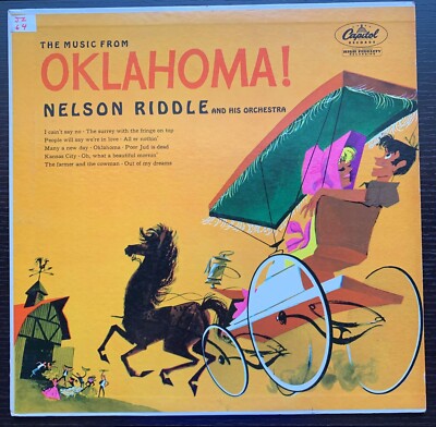 NELSON RIDDLE THE MUSIC FROM OKLAHOMA-CAPITOL T 596-MONO 1955 33 1/3rpm ...