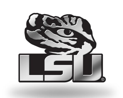 LSU Tigers Logo 3D Chrome Auto Decal Sticker NEW Truck Car Rico | eBay