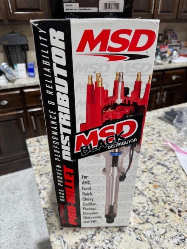 MSD Pro-Billet Black Distributor 85555 | eBay