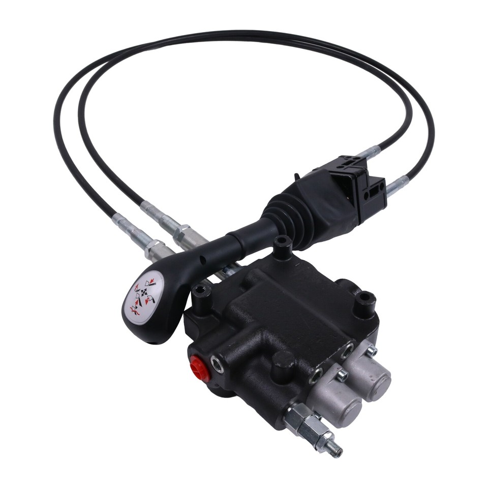 Remote Control Valve Kit w/2 Spool Valve 80lpm/ 21gpm & 2 Cables Remote ...