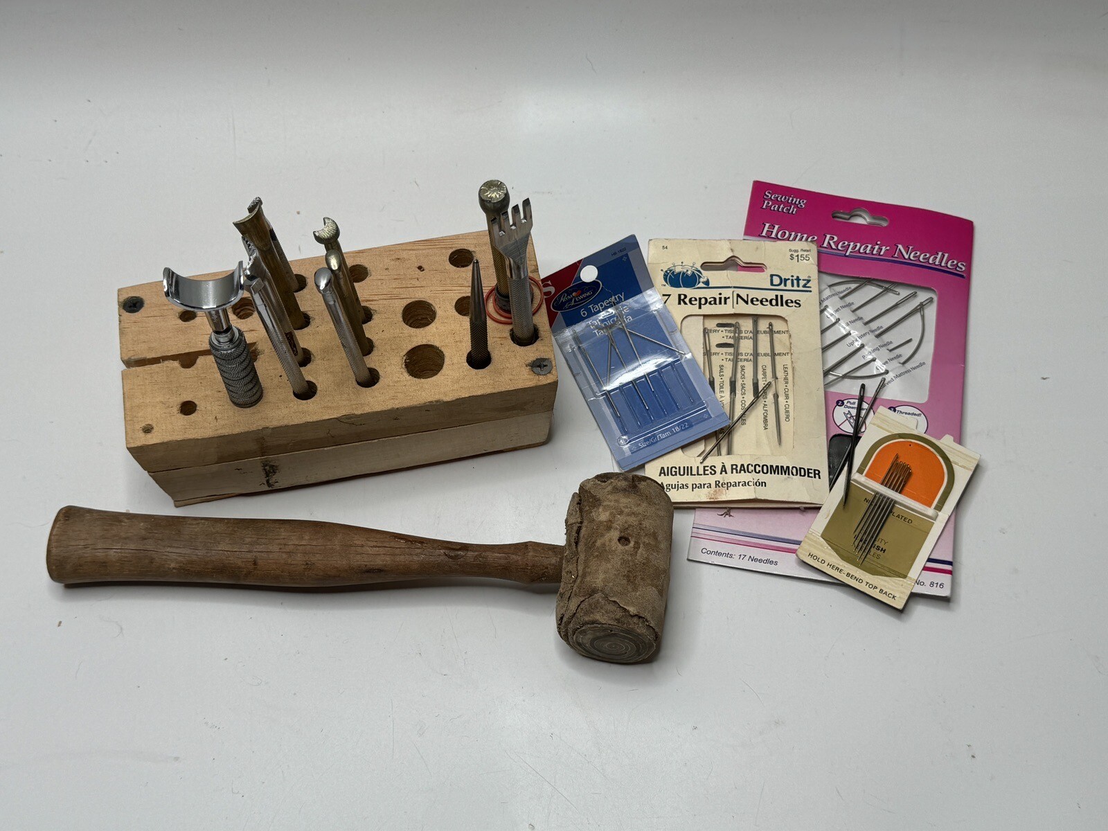 Craftool Leather Tools Stamping Engraving Tool Lot Of 11 Pieces USA 🇺🇸 ...