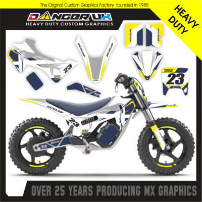 HUSQVARNA HUSKY EE2 GRAPHICS DECALS STICKERS KIDS ELECTRIC BIKE ADD ...