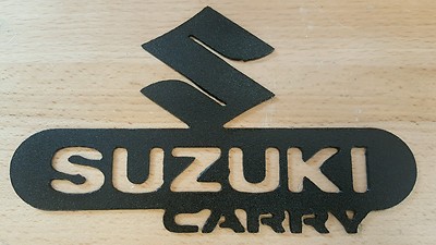 Suzuki Carry Emblem logo metal wall art plasma cut decor mini truck ...