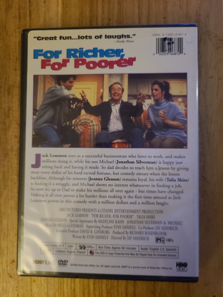 DVD For Richer, For Poorer | eBay