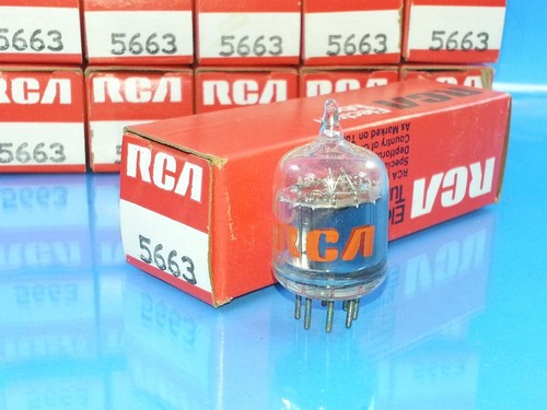 RCA 5663 TUBE NOS NIB THYRATRON Valvola Röhre Valve SINGLE WH | eBay