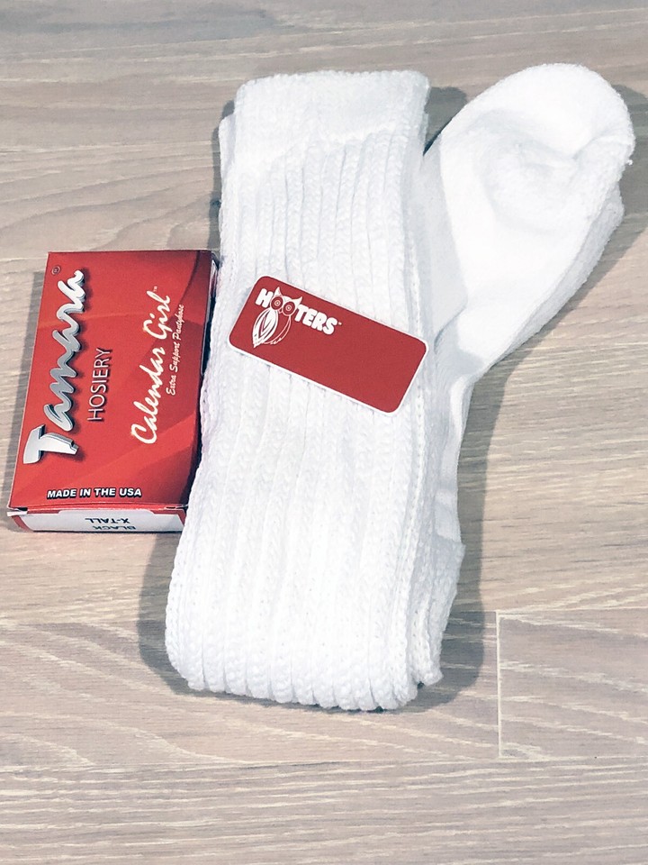 HOOTERS WingHouse Uniform Tank Top Shorts Pantyhose Socks Name Tag ...